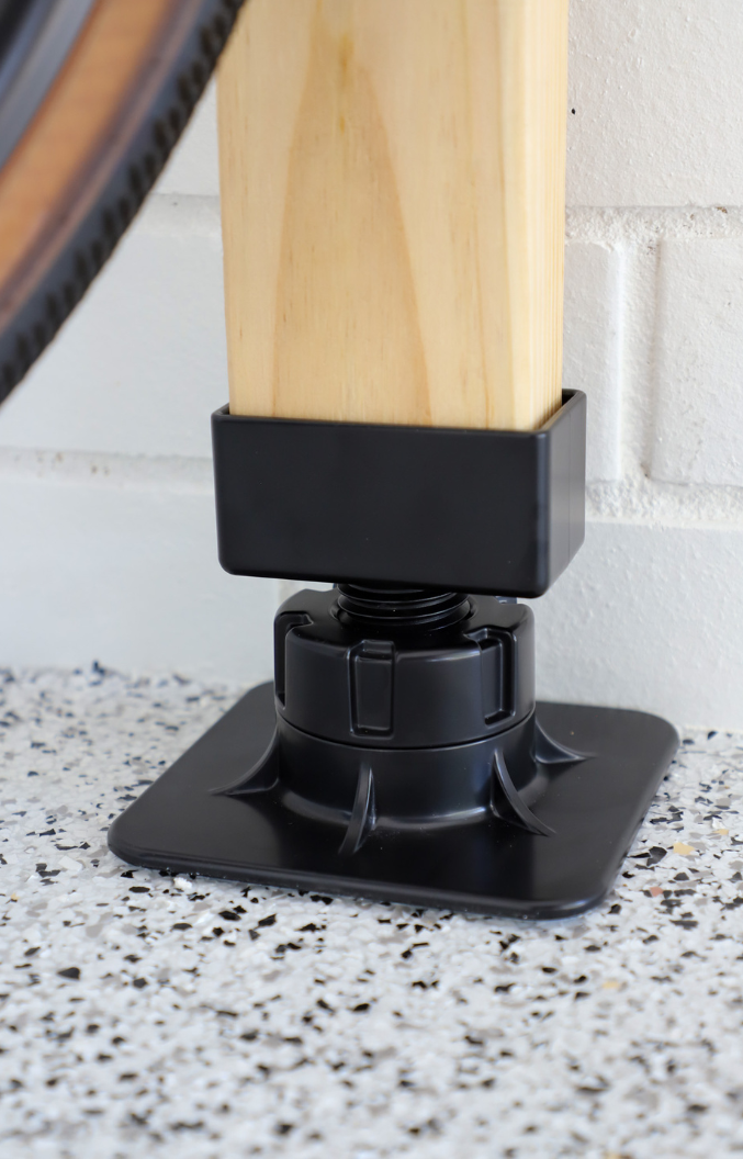 Portable Post Brackets: Wall-Free, Portable Storage – Steadyrack Australia